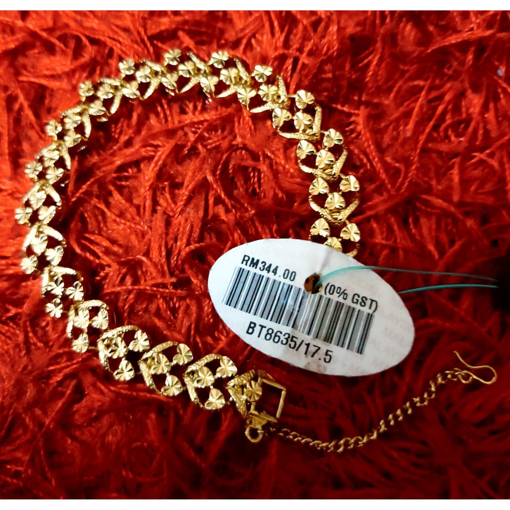 ORIGINAL ZHULIAN Rantai Tangan saduran emas 999 atau 24k by Zhulian ...