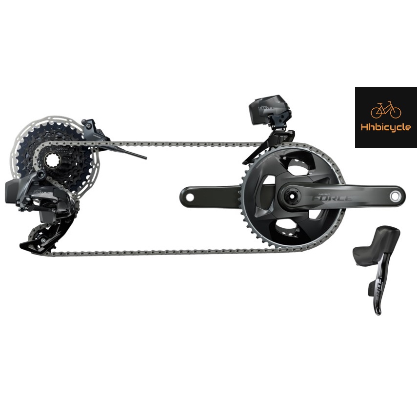 (ReadyStock!) Sram Force eTap AXS Groupset (Disc Brake) (2x12sp) (W/O ...