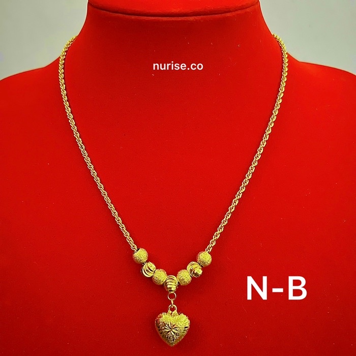 Emas korea rantai leher emas korea dewasa necklace 24k gold plated adult | Shopee Malaysia