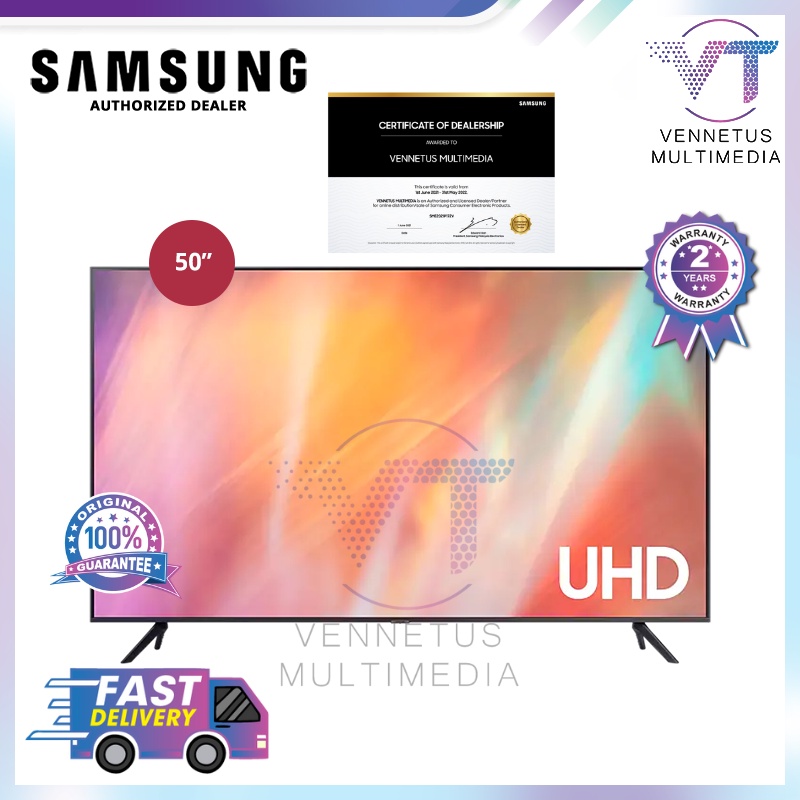 Samsung 50" AU7000 4K UHD Smart TV UA50AU7000KXXM | Shopee Malaysia