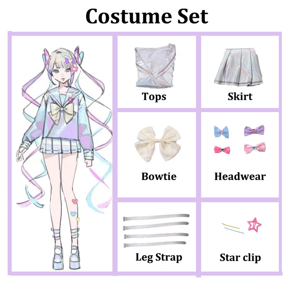 Hololive NEEDY GIRL OVERDOSE KAngel Cosplay Costume Angel-chan ...