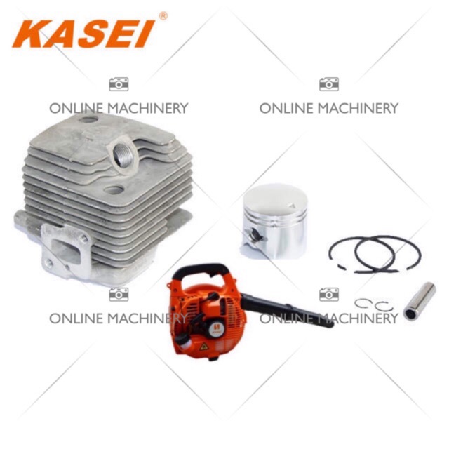 Kasei EB260 Cylinder With Piston / Ring Set Engine Hand Blower Piston Kit Block Ogawa OHV2600T ...
