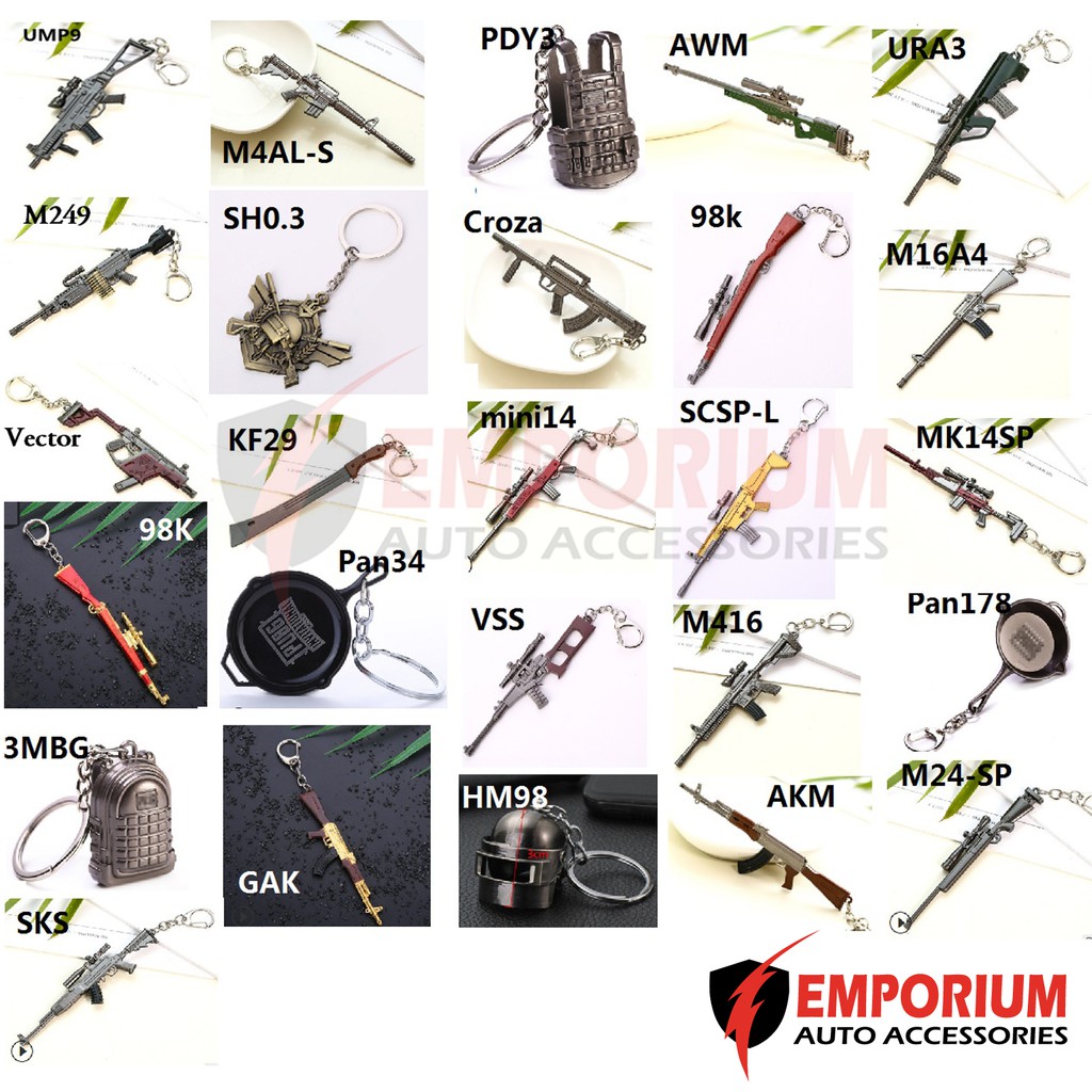 [READY STOCK] PUBG Playerunknown's Battlegrounds 98k AWM AKM M249 Groza ...