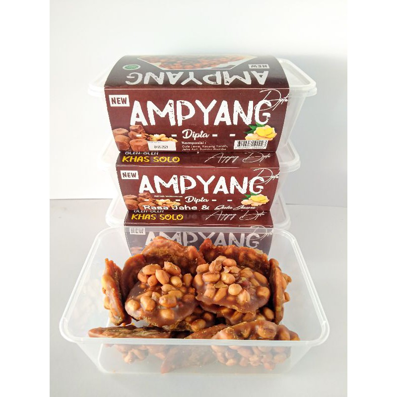 Delicious Snack - Ginger Ampyang 300 GR Jar/Sugar Bean Ampyang Typical ...