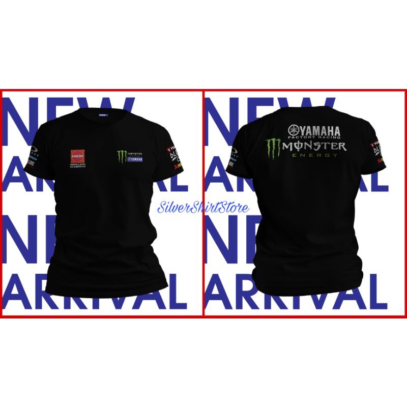 🔥🔥 Yamaha Monster Motorsport T Shirt Custom Design🔥🔥 Shopee Malaysia