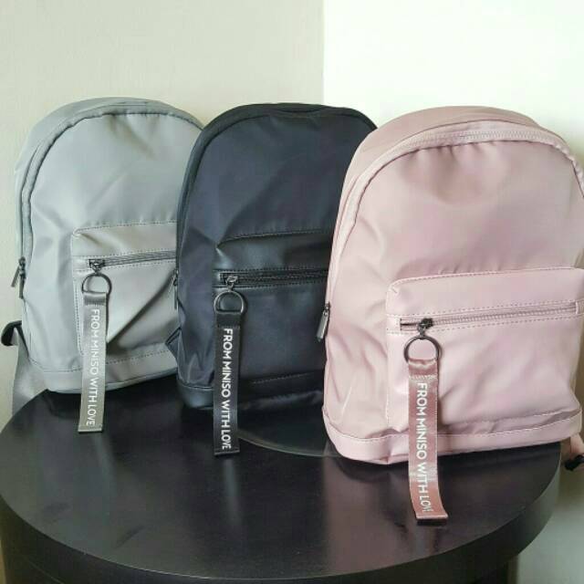 From love miniso Backpack | Shopee Malaysia