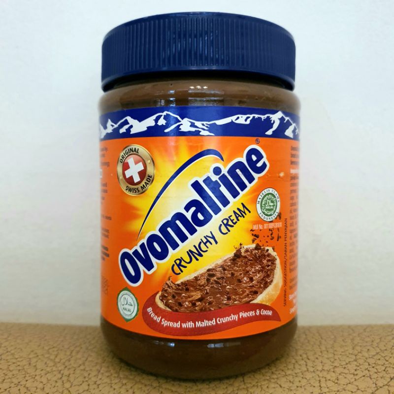 Ovomaltine Crunchy Cream 380 Grams Chocolate Ovomaltin Chocolate Jam 380gr Crunchy Ovomaltine ...