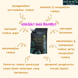 INAI RAMBUT HALAL (Freshly Made Everyday) | PREMIUM HENNA PASTE BY ...