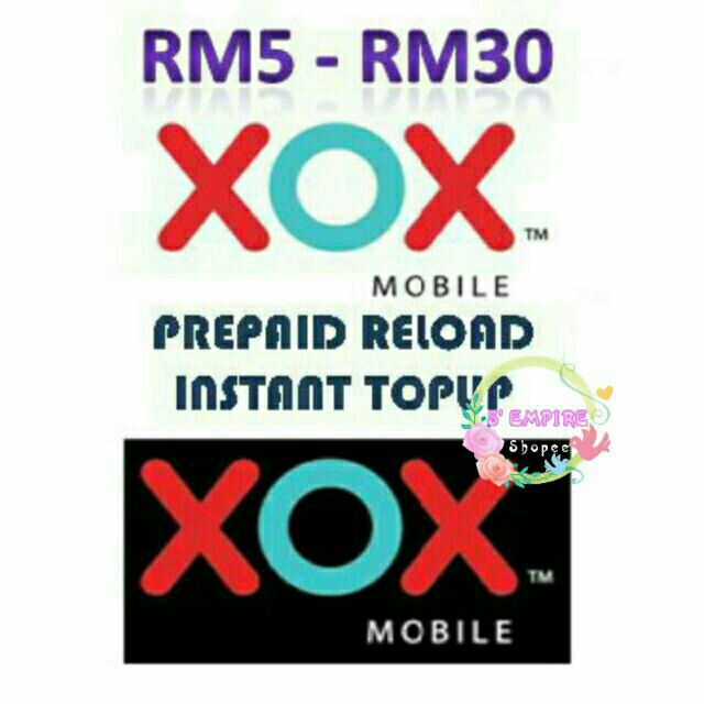 [XOX] RM5 - RM30 Prepaid Reload / Topup | Shopee Malaysia
