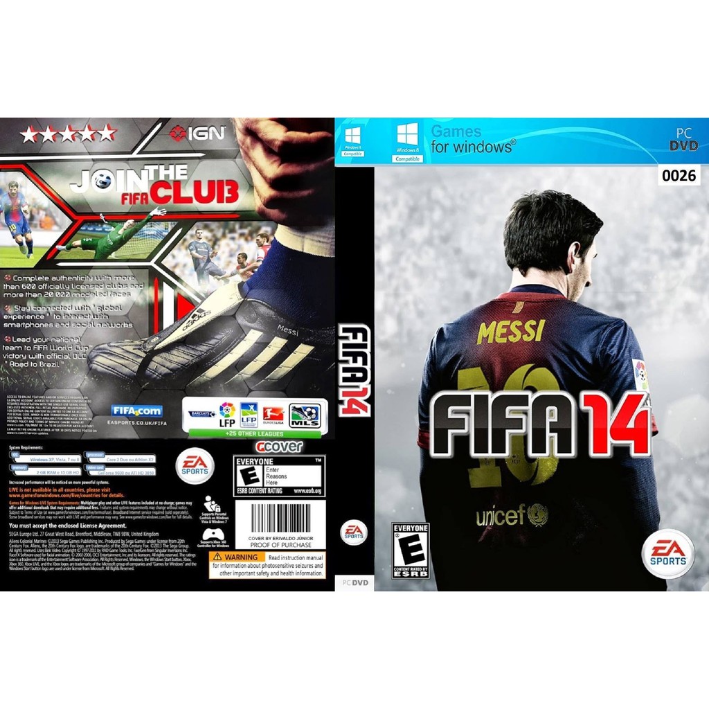 (PC DVD) Fifa 14 | Shopee Malaysia