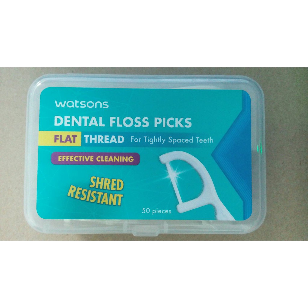 Watsons Dental Floss Stick 50 Pcs. | Shopee Malaysia