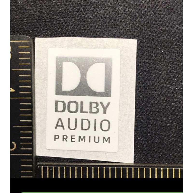 Original Dolby Audio Premuin logo Sticker Sticker | Shopee Malaysia
