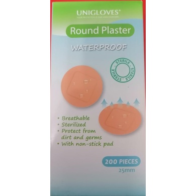 Round Plaster 200 pcs sterile waterproof | Shopee Malaysia