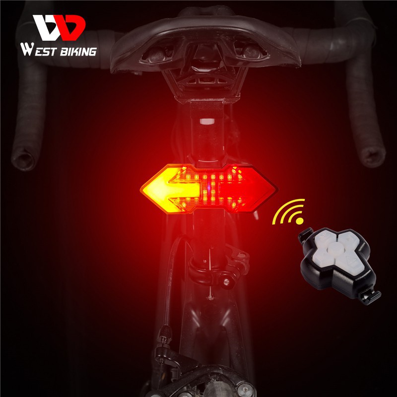 WEST BIKING Lampu Basikal Bicycle Taillight Wireless Remote Bicycle ...