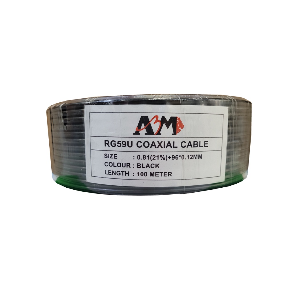 ABM RG59U Coaxial Cable (100Meter) | Shopee Malaysia