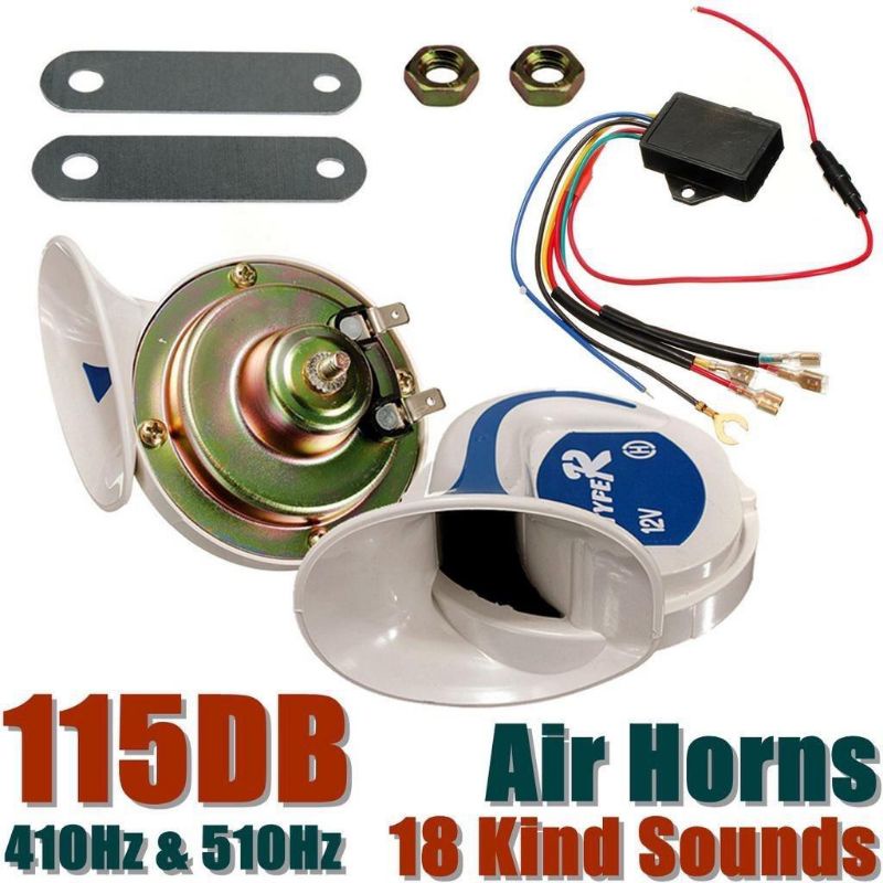 12V TYPE-R Magic Horn Car Horn Hon 18 Sounds Snail Tone Horn Kereta ...