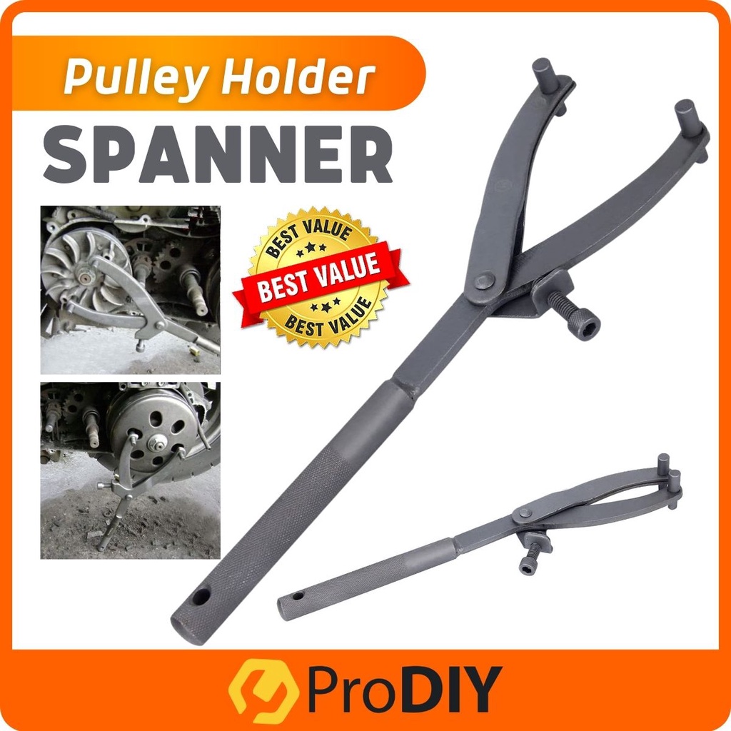 PS483 Universal Motorcycle Bike Pulley Holder Spanner Clutch Flywheel Sprocket Wrench Belt ...