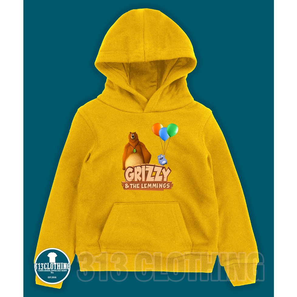 Grizzy And The Lemmings Children's Hoodie Grizzy Netflix Grizzy And The ...