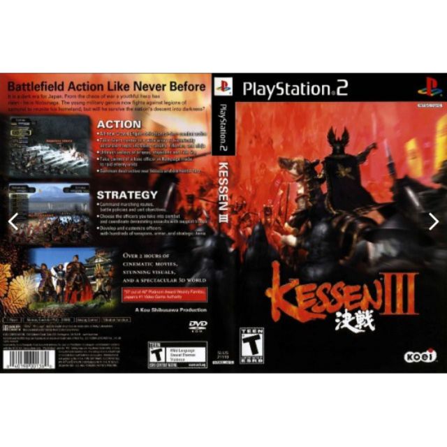 PS2 GAME COLLECTION (Kessen III) | Shopee Malaysia