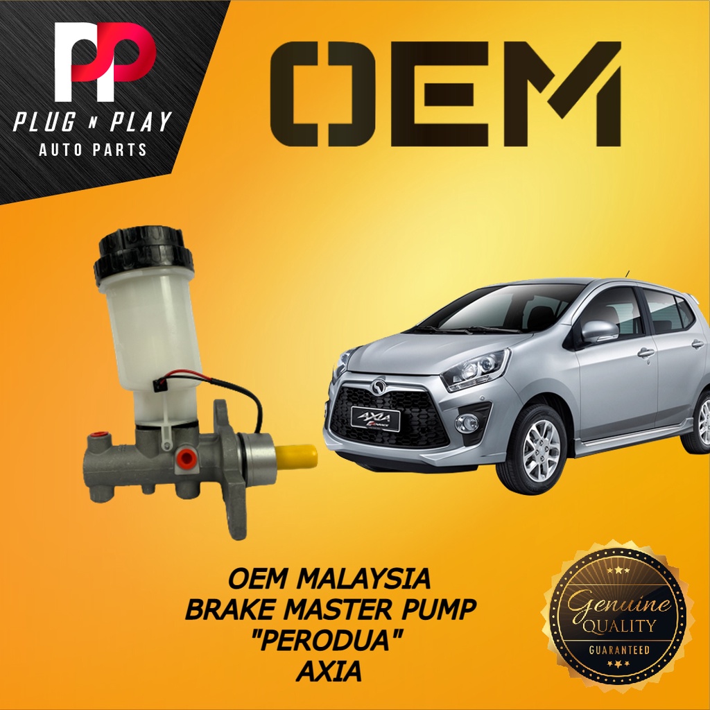 PERODUA AXIA BRAKE MASTER PUMP ABS OR NON ABS ORIGINAL QUALITY 100% ...