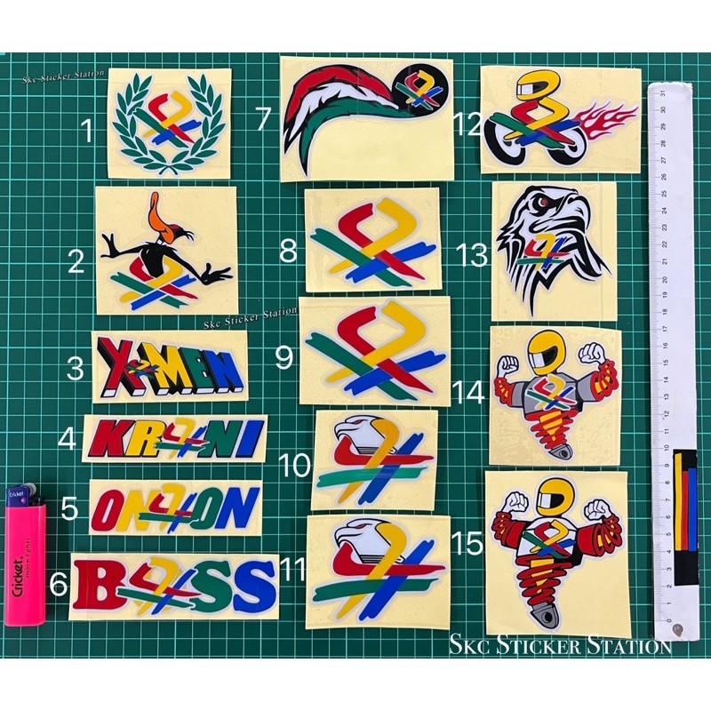 Pangkah Benetton (Padi/Logo/Burung/Xmen/OnxOn/Boss/Eagle/Orang Kuat ...