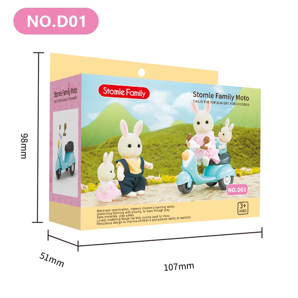 Hot Sale 2021 New Forest Animal Family Furniture Rabbit Animal Doll ...