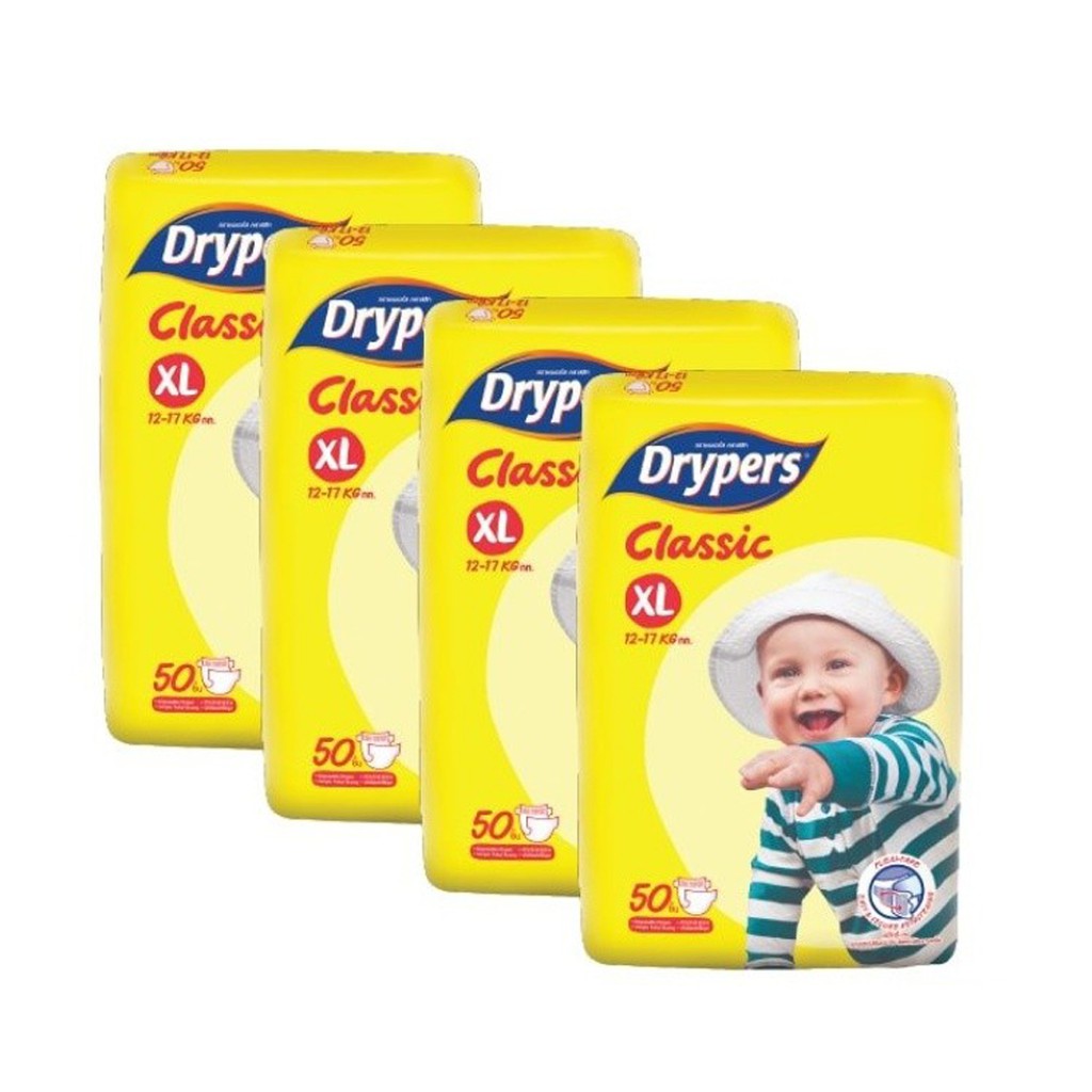 Drypers Classic Open XL50 (4 Packs) | Shopee Malaysia