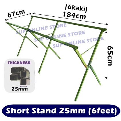 25mm Night Market Foldable Table Rack Market Folding Table Stand ...