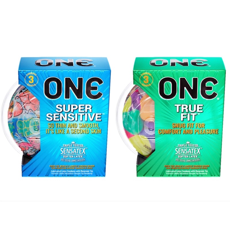 One Condom (Super Sensitive/True Fit) 3s | Shopee Malaysia
