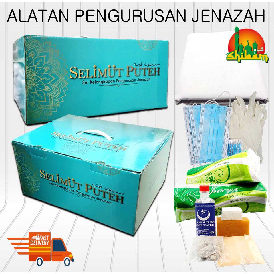 Set Kelengkapan Jenazah Lelaki dan Wanita Kit Lengkap Pengurusan Mayat ...