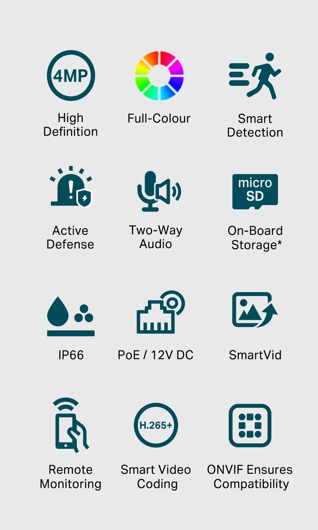 TP-Link 4MP VIGI C340 Outdoor Wire CCTV Full Colour High Definition ...