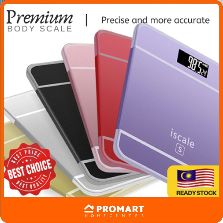 Timbang Badan Digital Body Weight Scale Electronic Bathroom Weighing ...