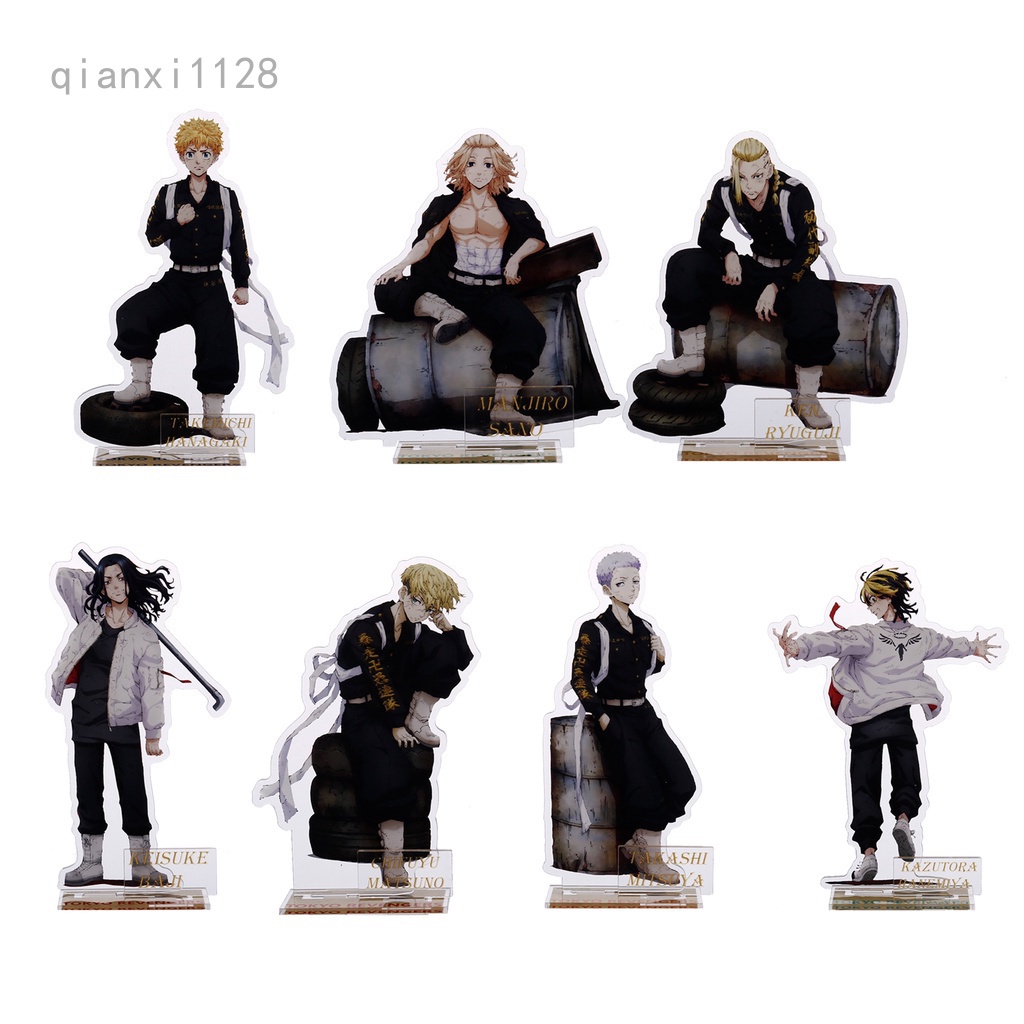Qianxi1128 Anime Tokyo Revengers Figures Desk Plate Models Acrylic ...