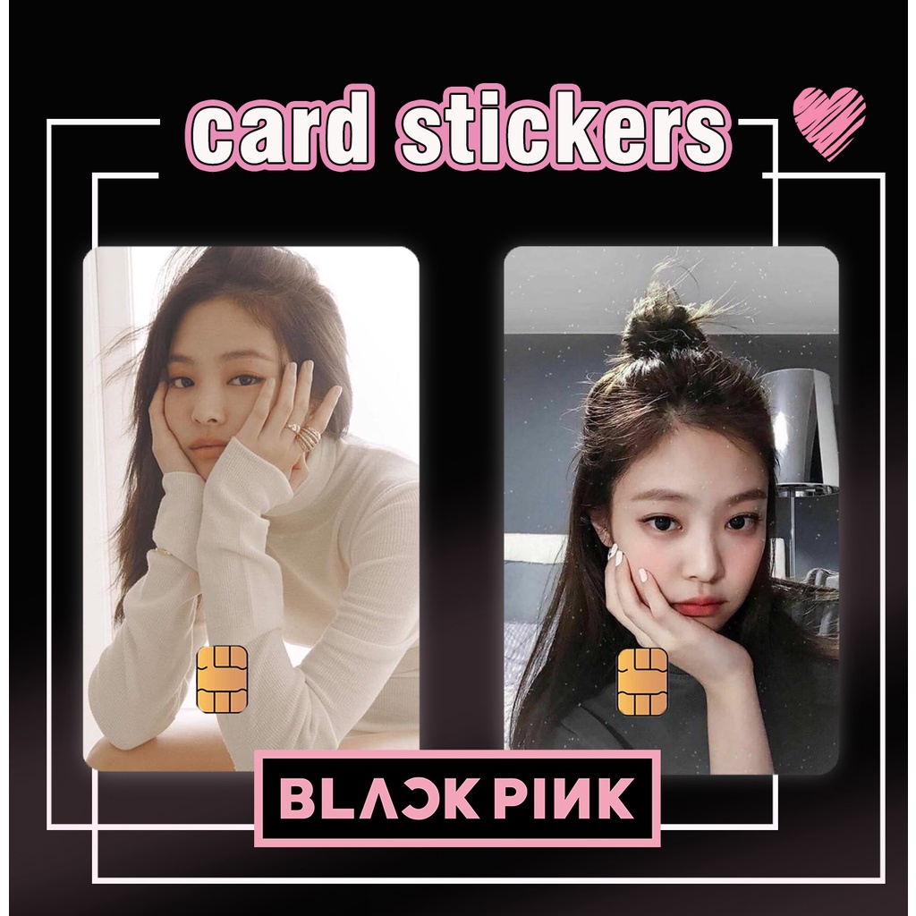 BLACKPINK JENNIE CARD STICKER - BLACKPINK NINI CARD STICKER - JENNIE STICKER - KPOP STICKER ...