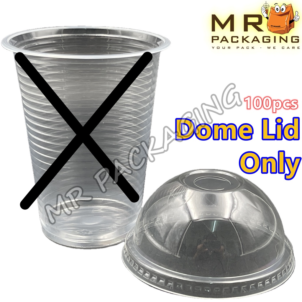 EC 12oz / 16oz PP Cup with " Dome Lid " [ 100sets ] A12C / A16C - 360ml ...