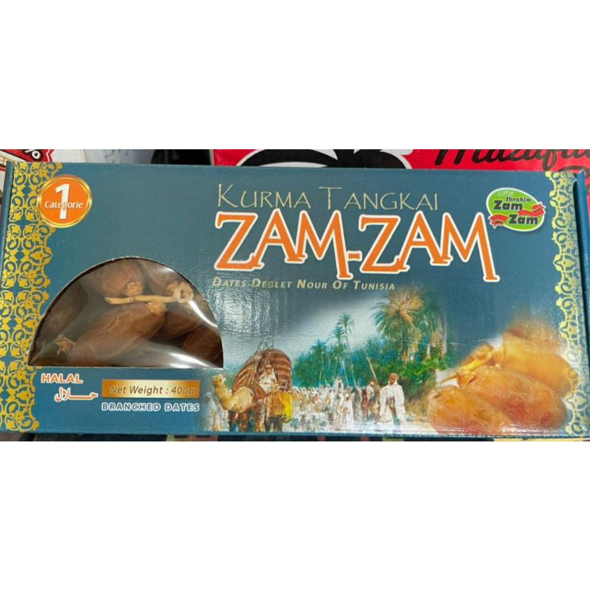 [Hari Raya] Kurma Tangkai ZamZam 400g*12 kotak | Branched Dates ZamZam ...