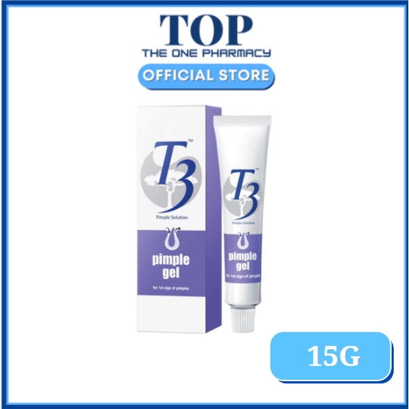 T3 Pimple Solution Pimple Gel 15G | Shopee Malaysia