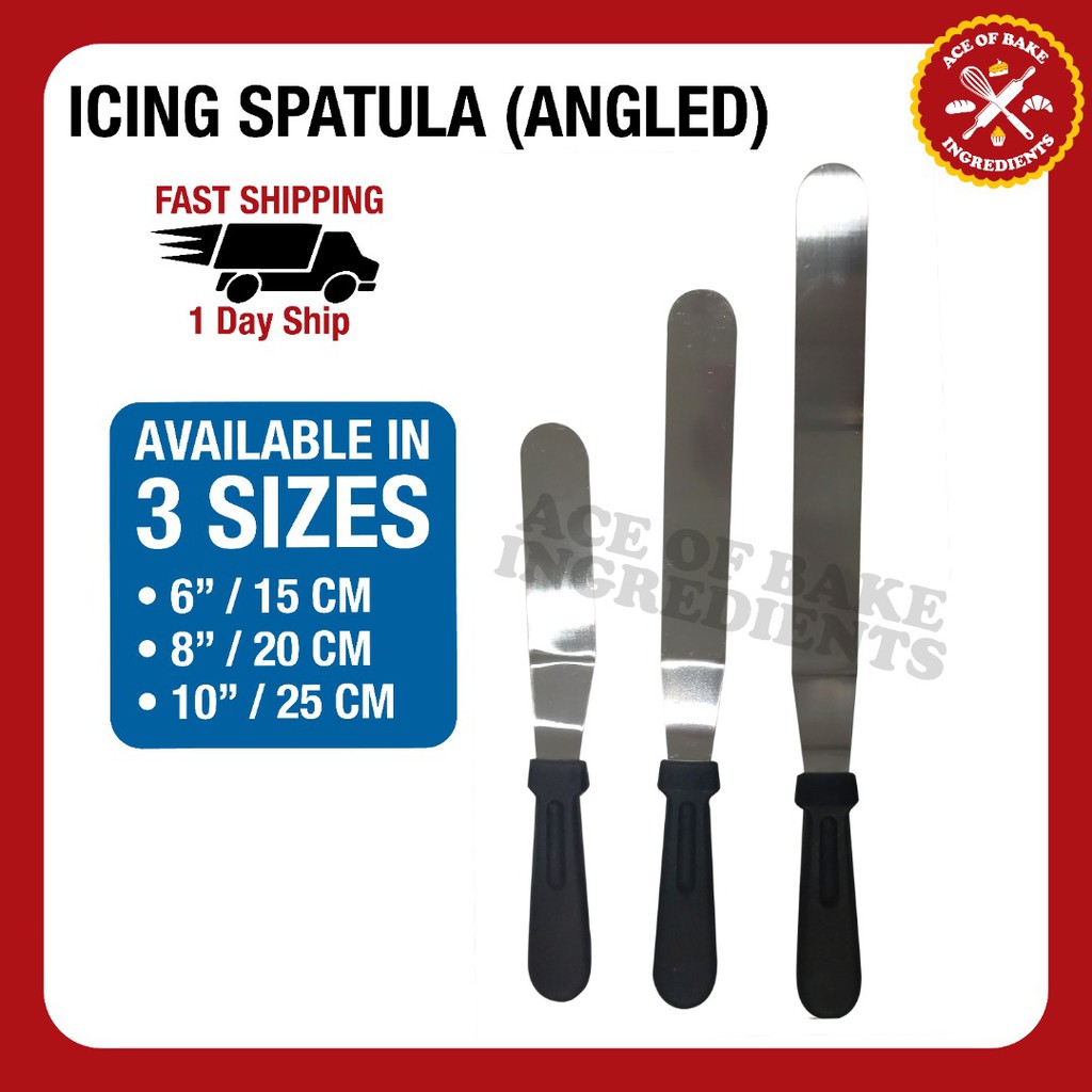 Angled Icing Spatula (6" / 8" / 10") | Shopee Malaysia