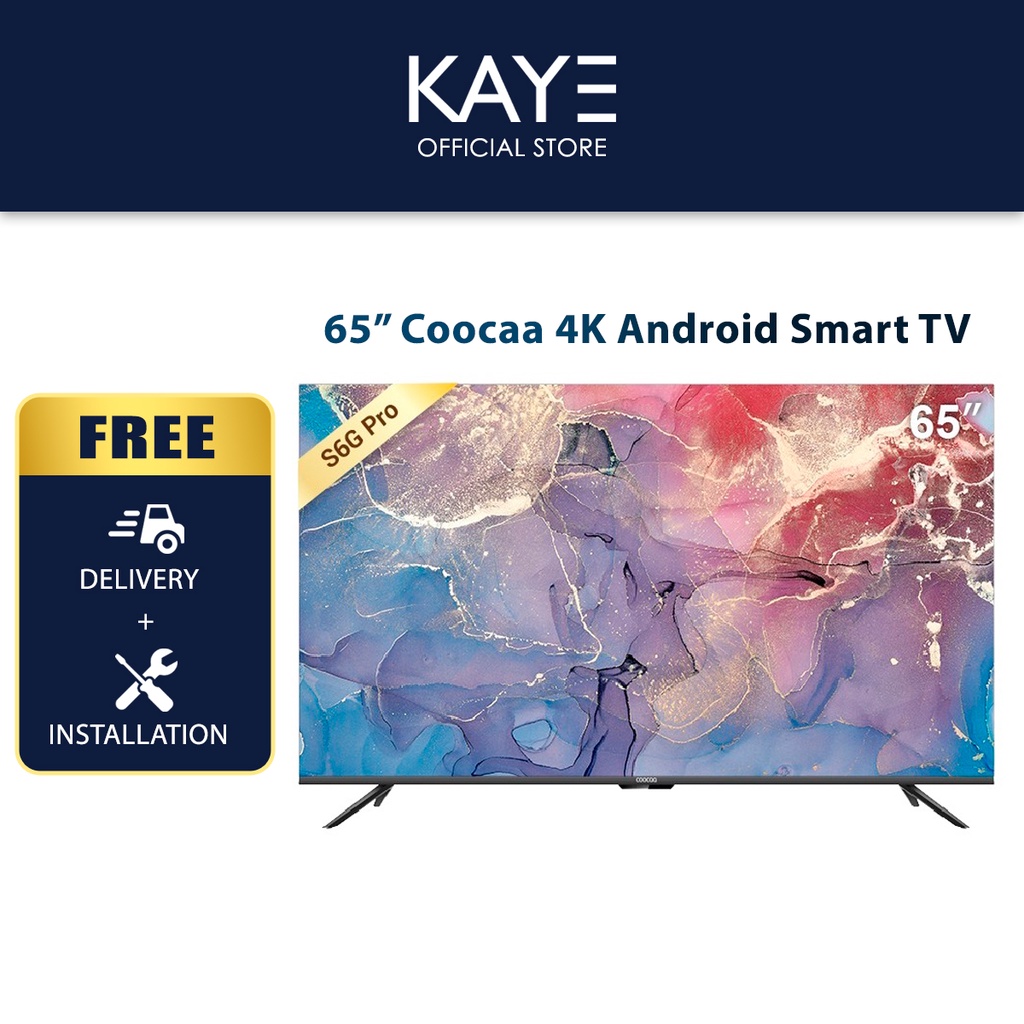 Coocaa TV 65S6G Pro (65 Inch) 4K UHD Android TV Smart TV LED with ...