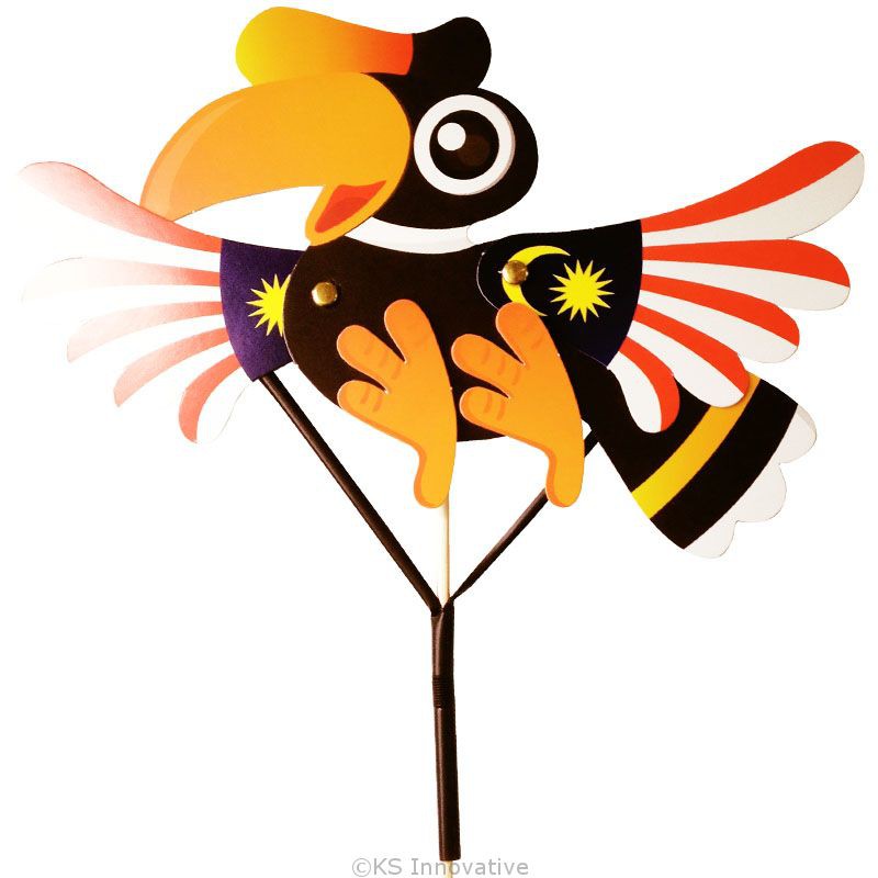 Merdeka Puppet Pack of 10 - Hornbill / Burung Kenyalang | Shopee Malaysia