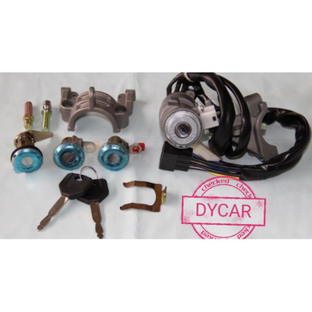 PROTON SAGA ISWARA SEDAN AEROBACK STARTER KEY SET WITH KEY KUNCI OEM ...