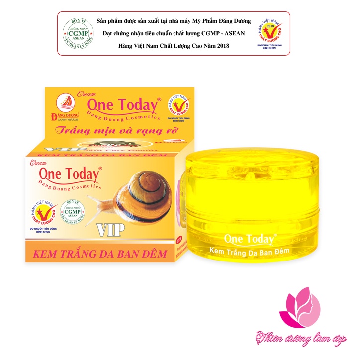 Vip ONE TODAY night whitening cream - 15g | Shopee Malaysia