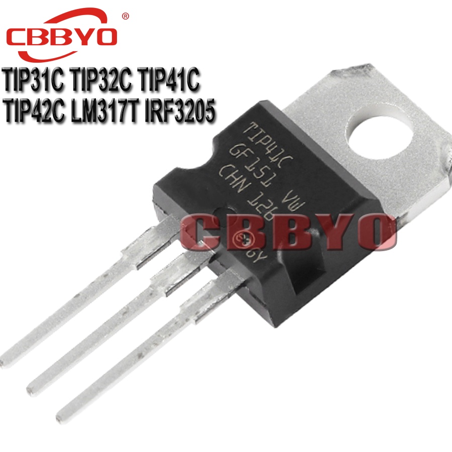 10PCS TIP31C TIP32C TIP41C TIP42C LM317T IRF3205 TO-220 TIP31 TIP32 TIP41 TIP42 LM317 IRF3205PBF ...