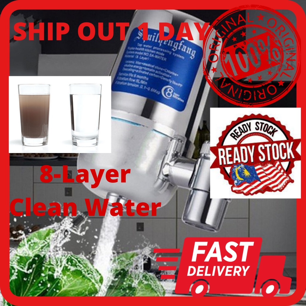 SHUILHENGFANG SY08 Tap Mini Water Filter Purifier Full Set Replacement ...