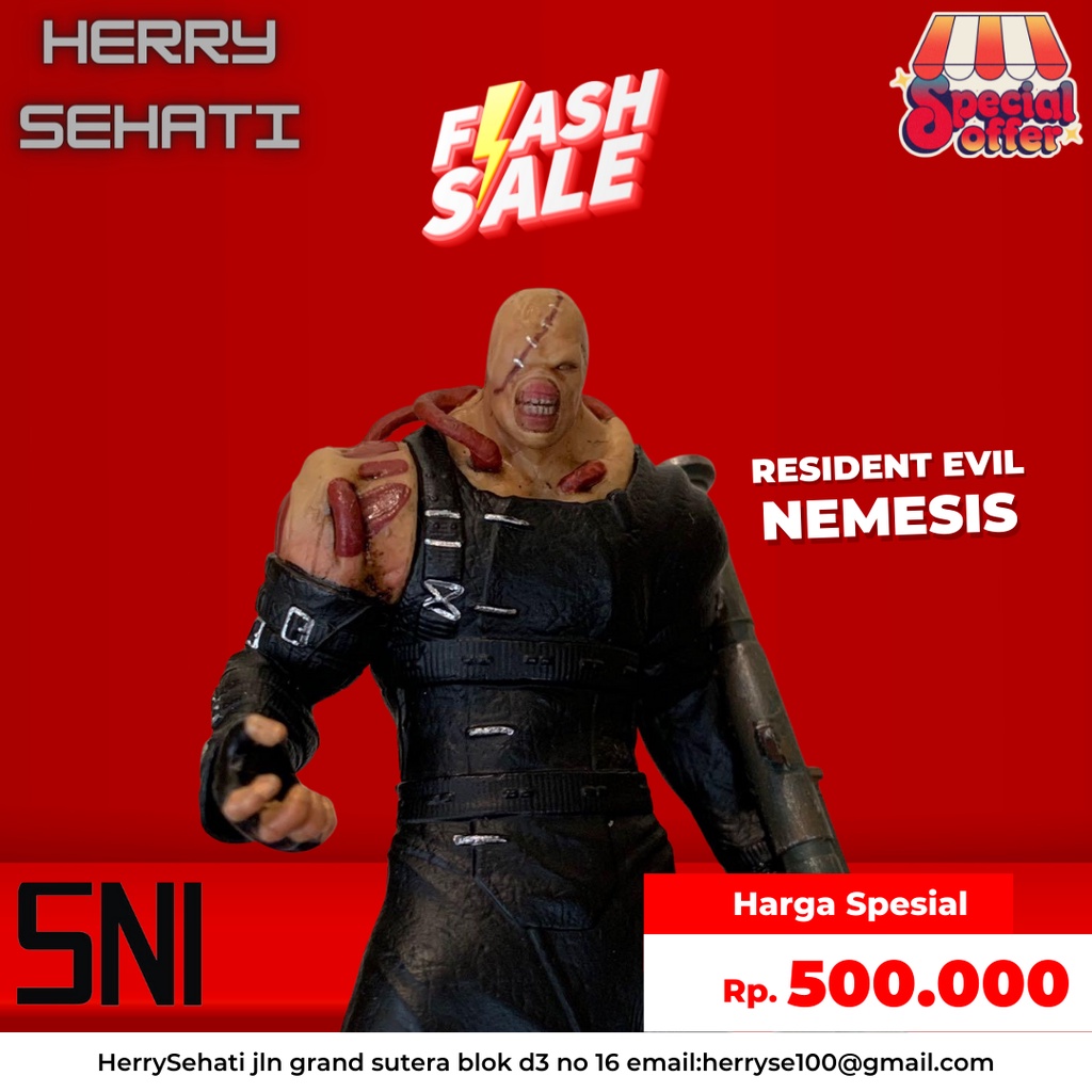 Resident Evil 3 Action Figure Nemesis Toys Biohazard Capcom Rare ...
