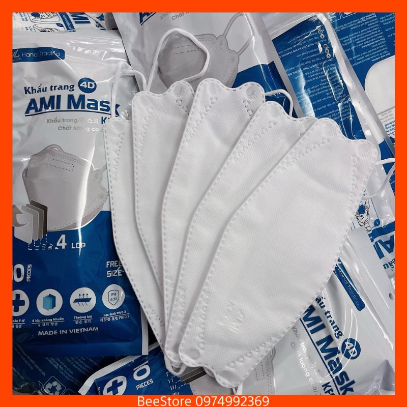 [SET Of 5 PCS] Premium KF94 4-layer AMI Mask | Shopee Malaysia