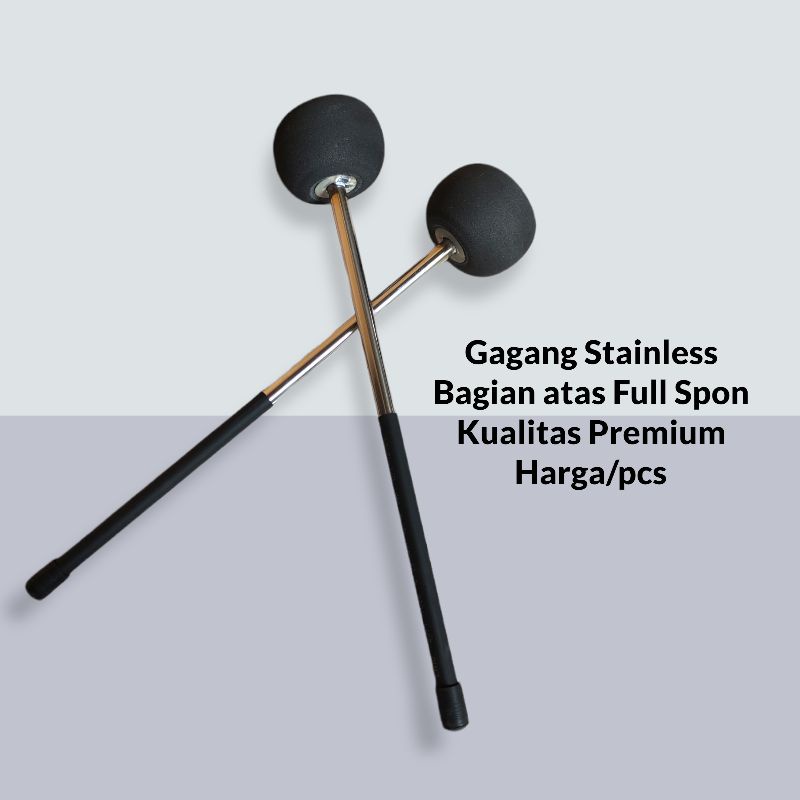 Jidor Rebana Hadroh Stainless Bus Stick Full Sponge | Shopee Malaysia