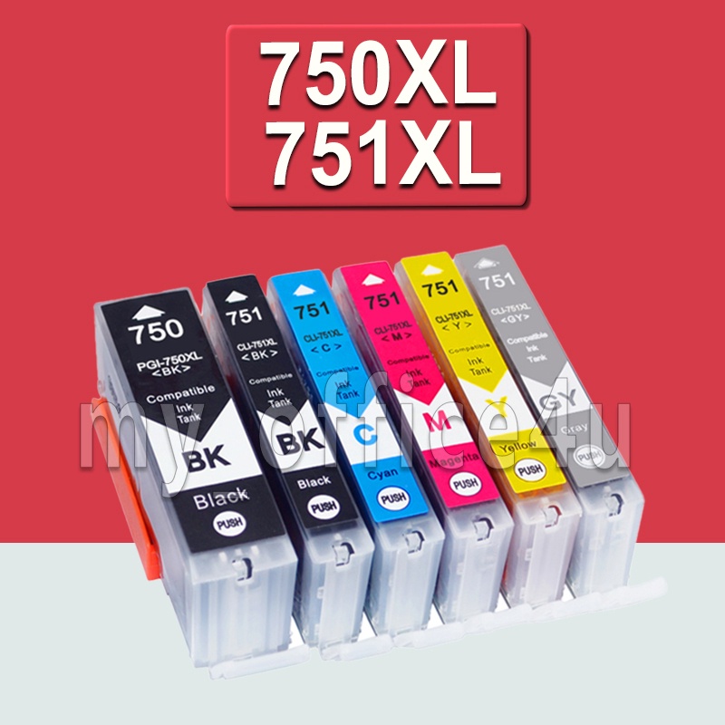 Canon PGI 750XL CLI 751XL ink PGI 750 CLI 751 black PGI750XL CLI751XL ...
