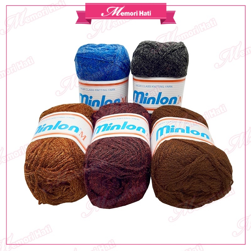 40g Benang Kait Minlon M Spark Yarn | Shopee Malaysia