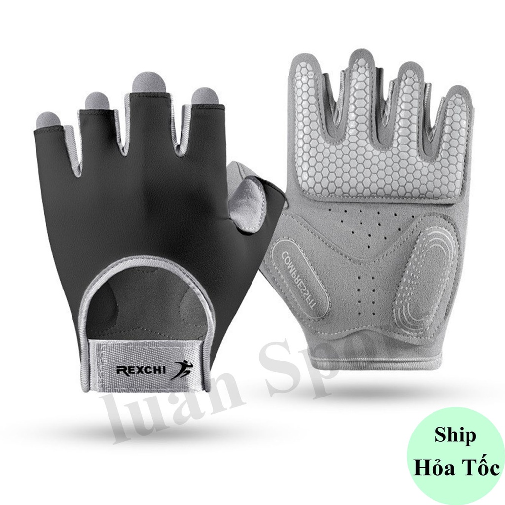 Sports gloves with 3-point palm padding - Genuine Rexchi Gym gloves ...